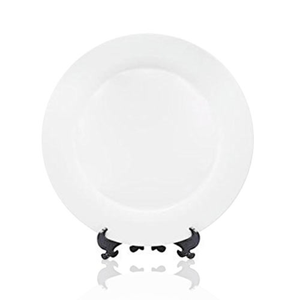 8" cermaic whilte plate for sublimation - Without Stand