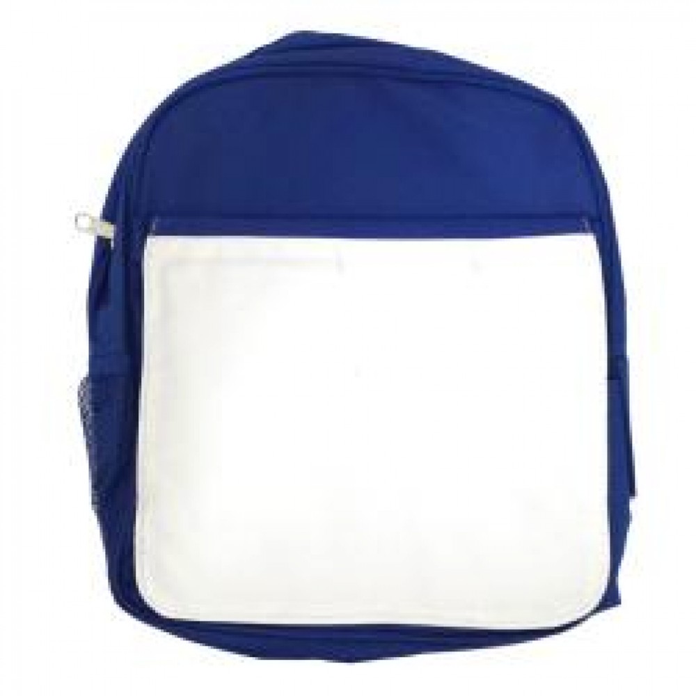 Bags - Backpacks - Large School Bag with Panel - Blue