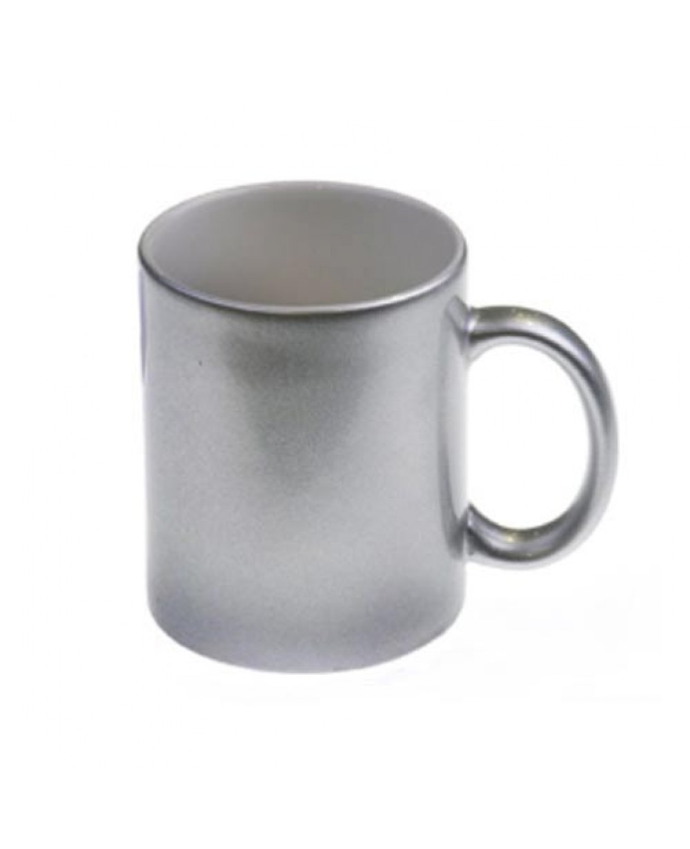 11oz Sparkling Durham Mugs - 36 Blanks - Silver / Gold