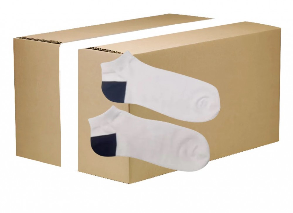 FULL CARTON - 144 Pairs x Ankle Socks - Women's - 25cm