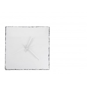Photo Slate - Square Clock - 27cm x 27cm