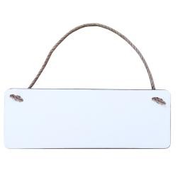 Hanging Sign - MDF - Rectangle - 28cm x 10cm