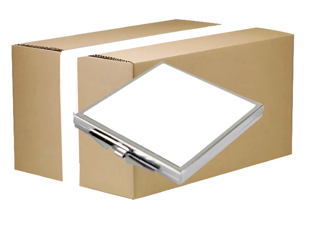FULL CARTON - 200 x Compact Mirror - Square
