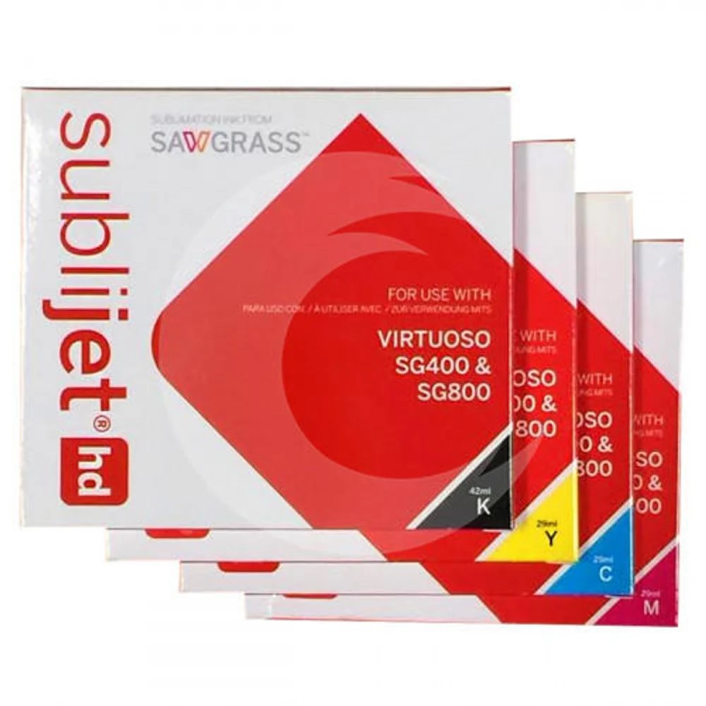 Sublijet HD SG400/SG800 Standard Capacity Ink -CMYK Set