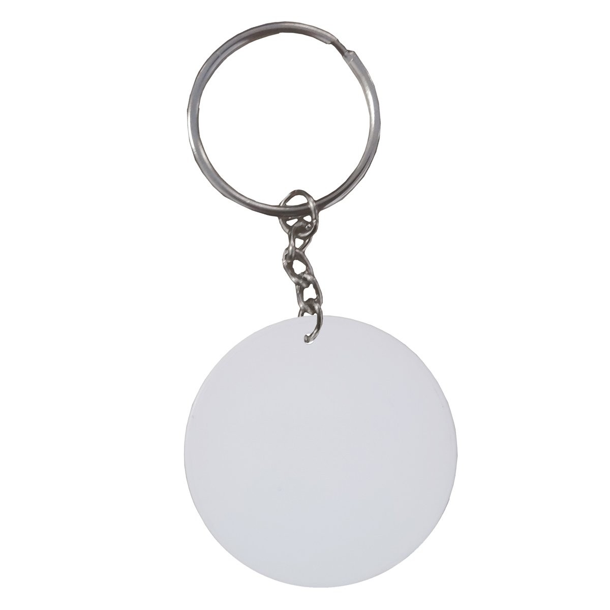 Keyring - 10 x Polymer - Thick Round - 4.7cm